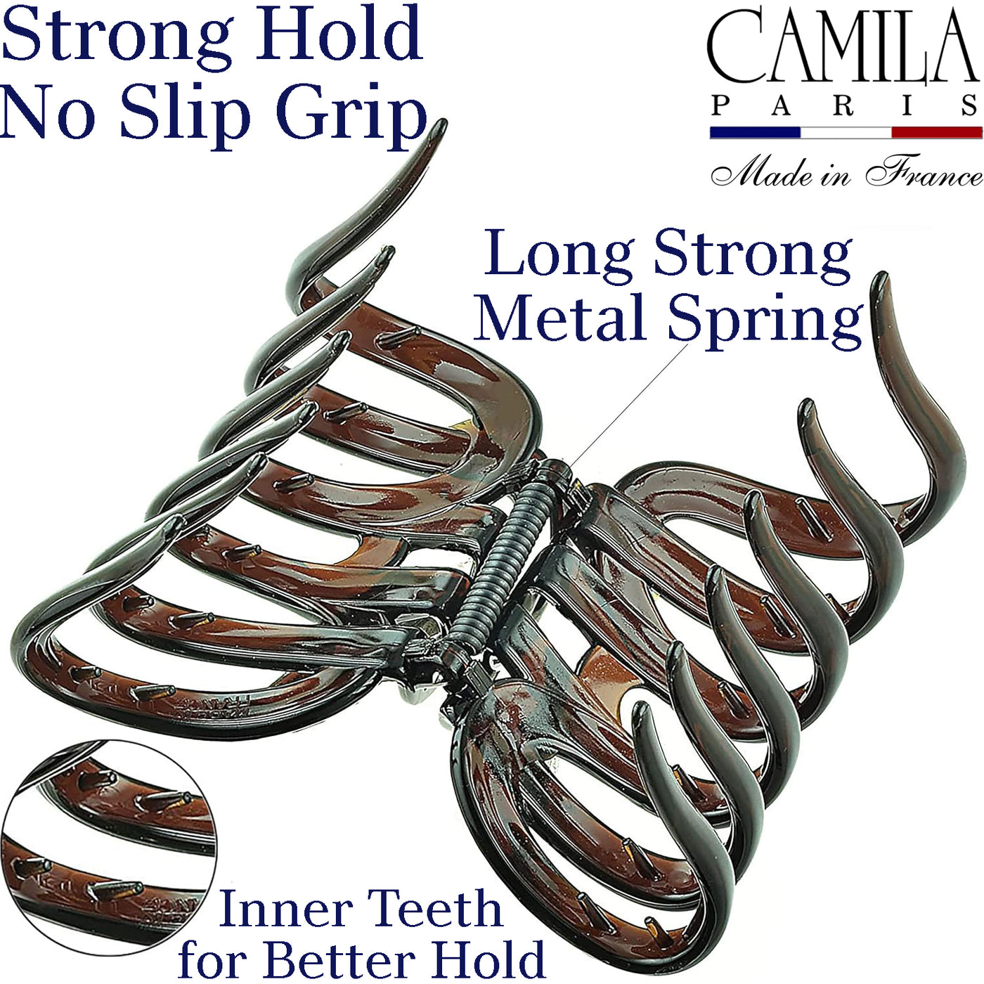 Camila Paris AD718 Octopus French Hair Clips for Women Thick Hair