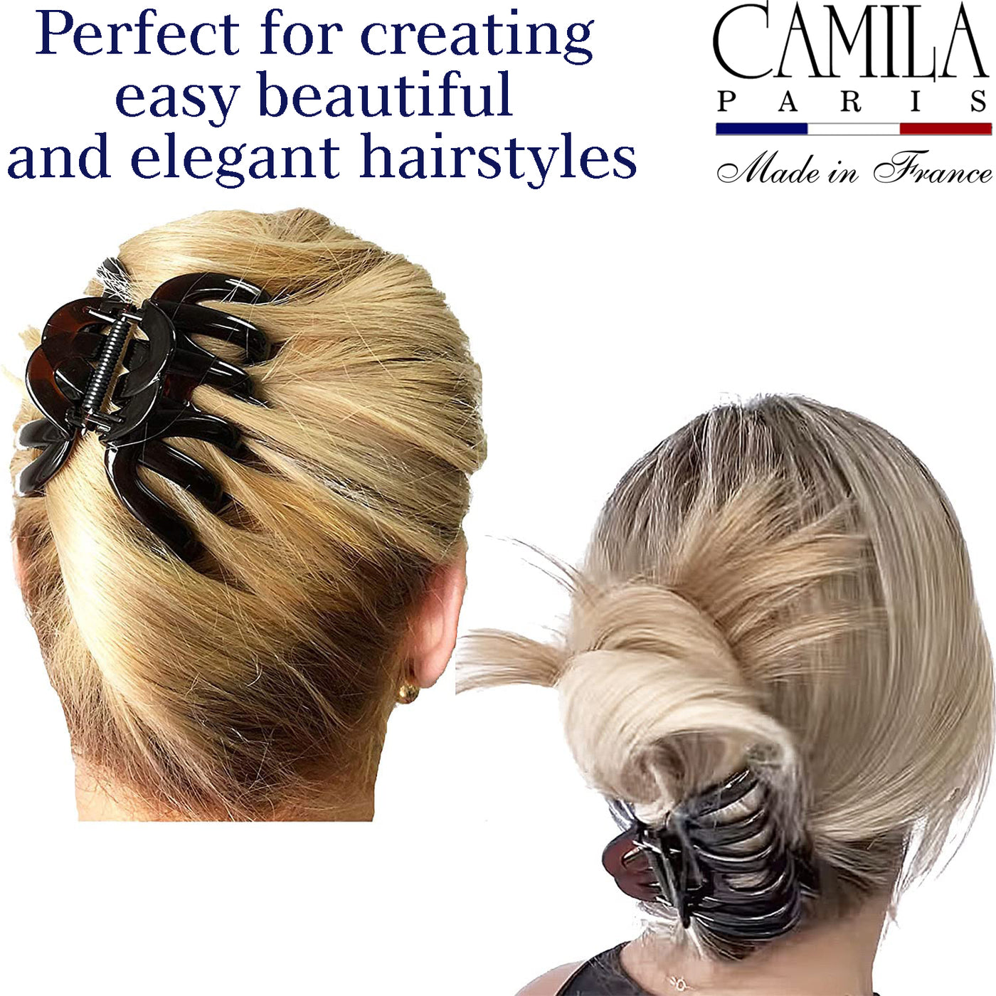 Camila Paris AD718 Octopus French Hair Clips for Women Thick Hair