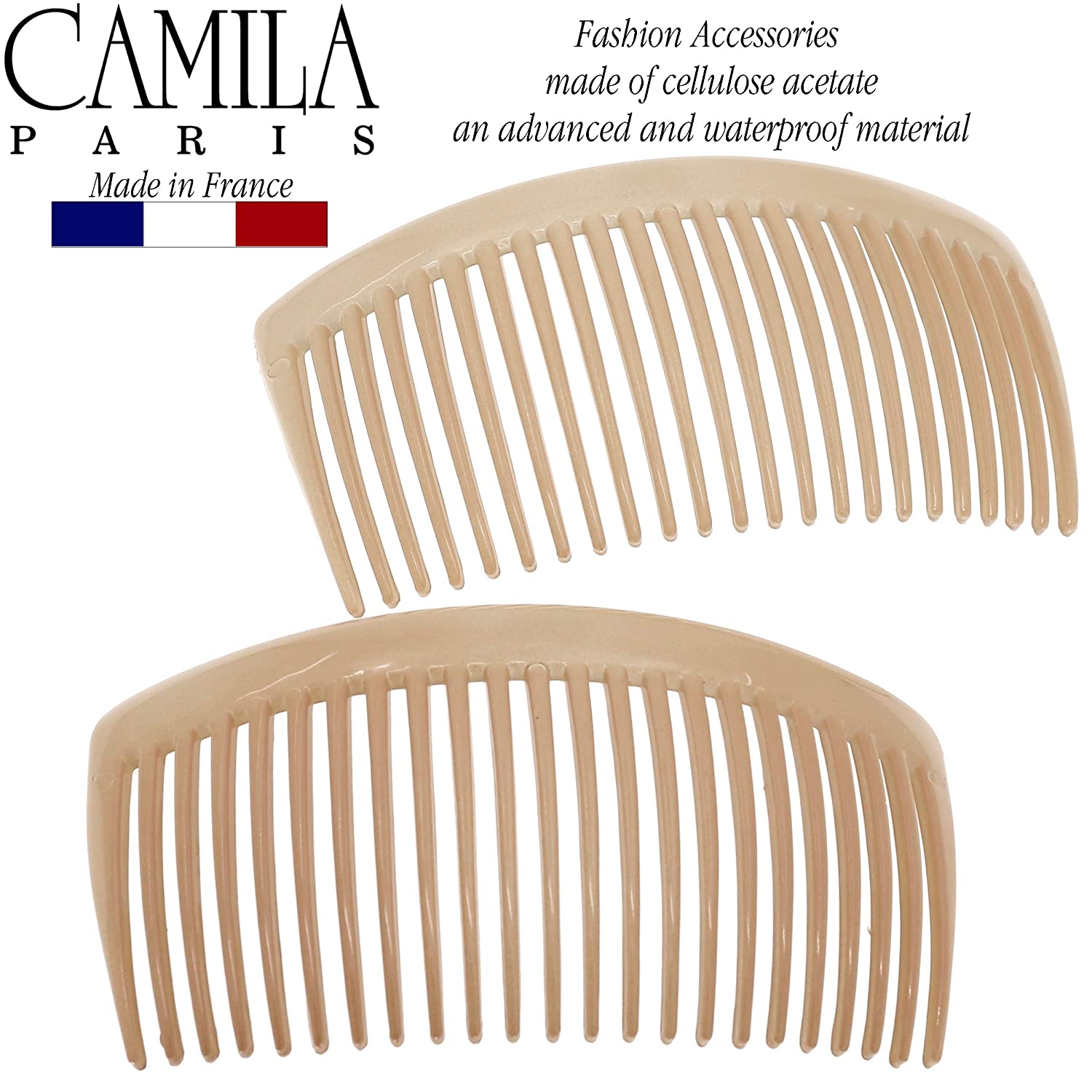 Camila Paris Large Pair of French-Made Side Combs - Bayside Brush Co.