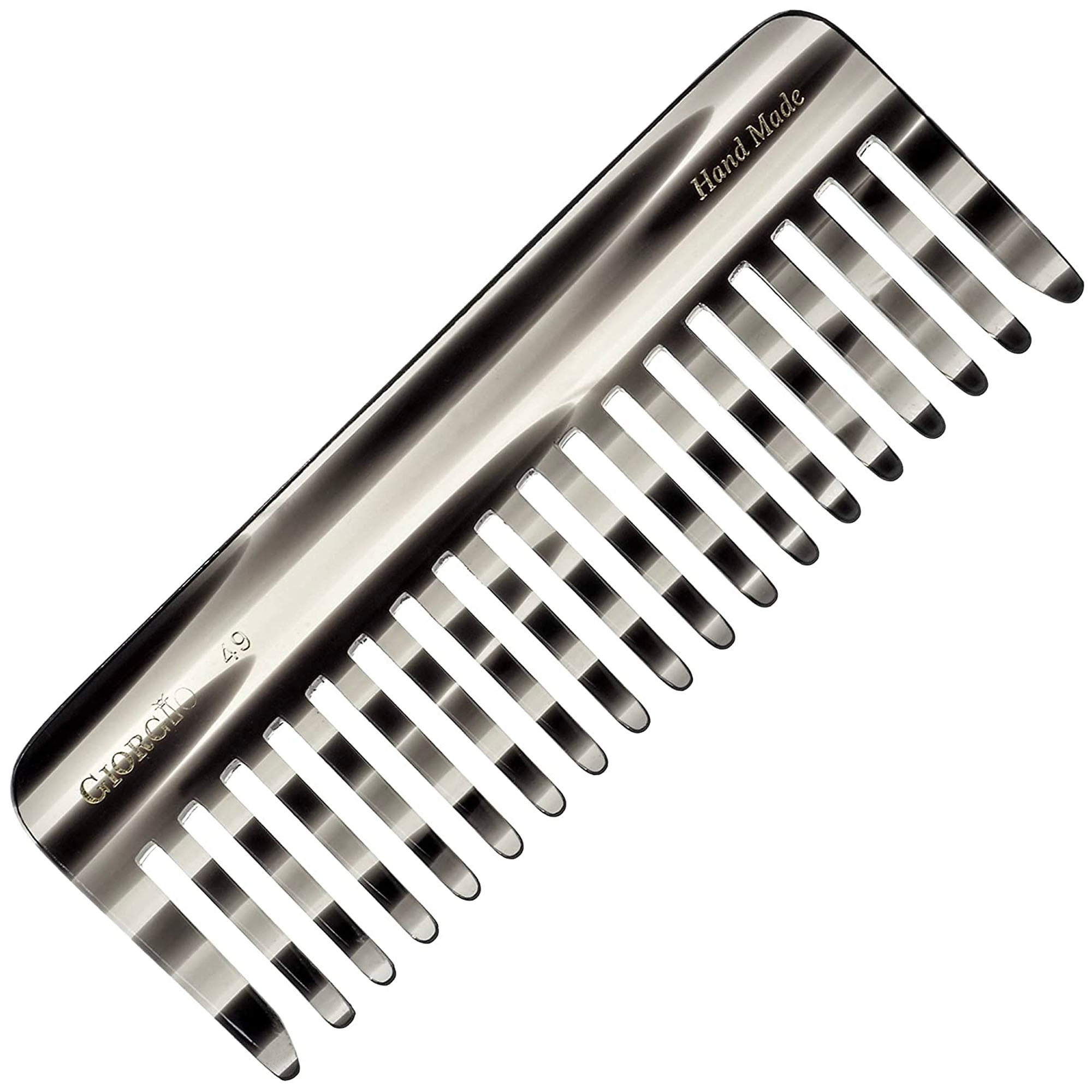 Giorgio G49 & G30 Large Hair Detangle Comb, Wide Tooth for Curly Wavy ...